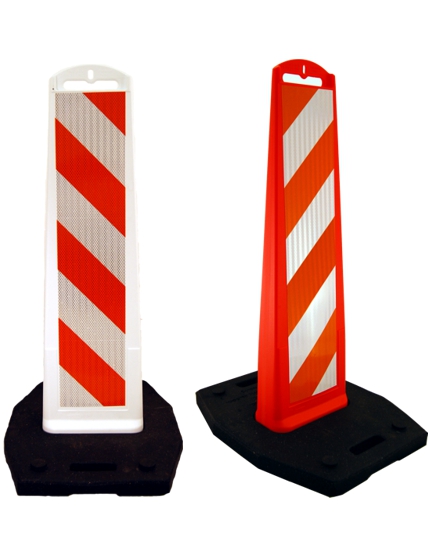 Crosswalk Sign Barricades with Base | Traffic Safety Store