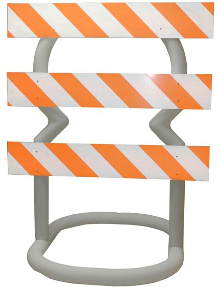 Crosswalk Sign Barricades with Base | Traffic Safety Store